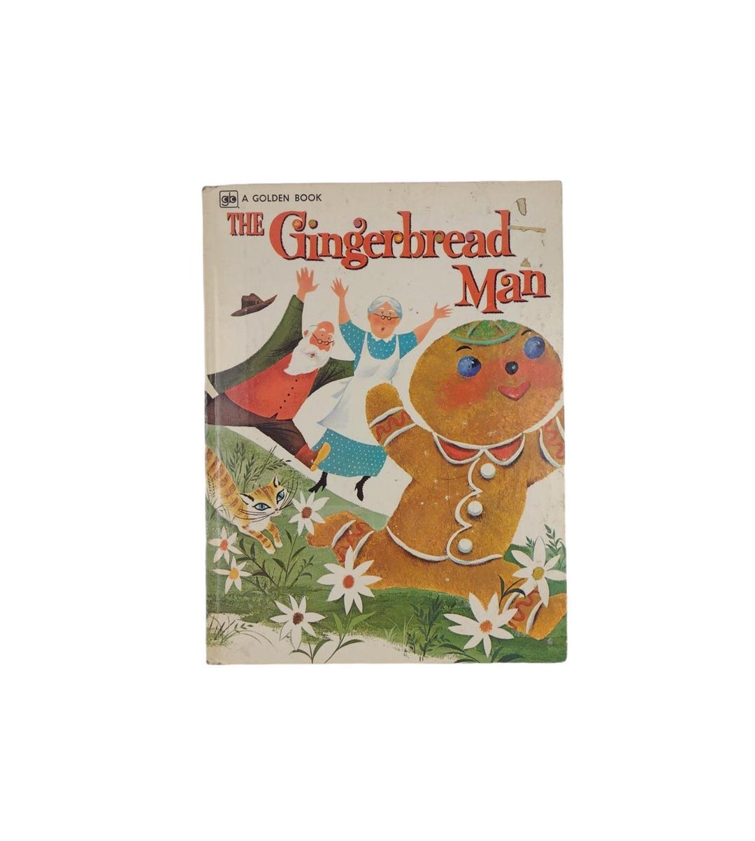 The Gingerbread Man Jumbo Golden Book, Vintage Children's Storybook ...