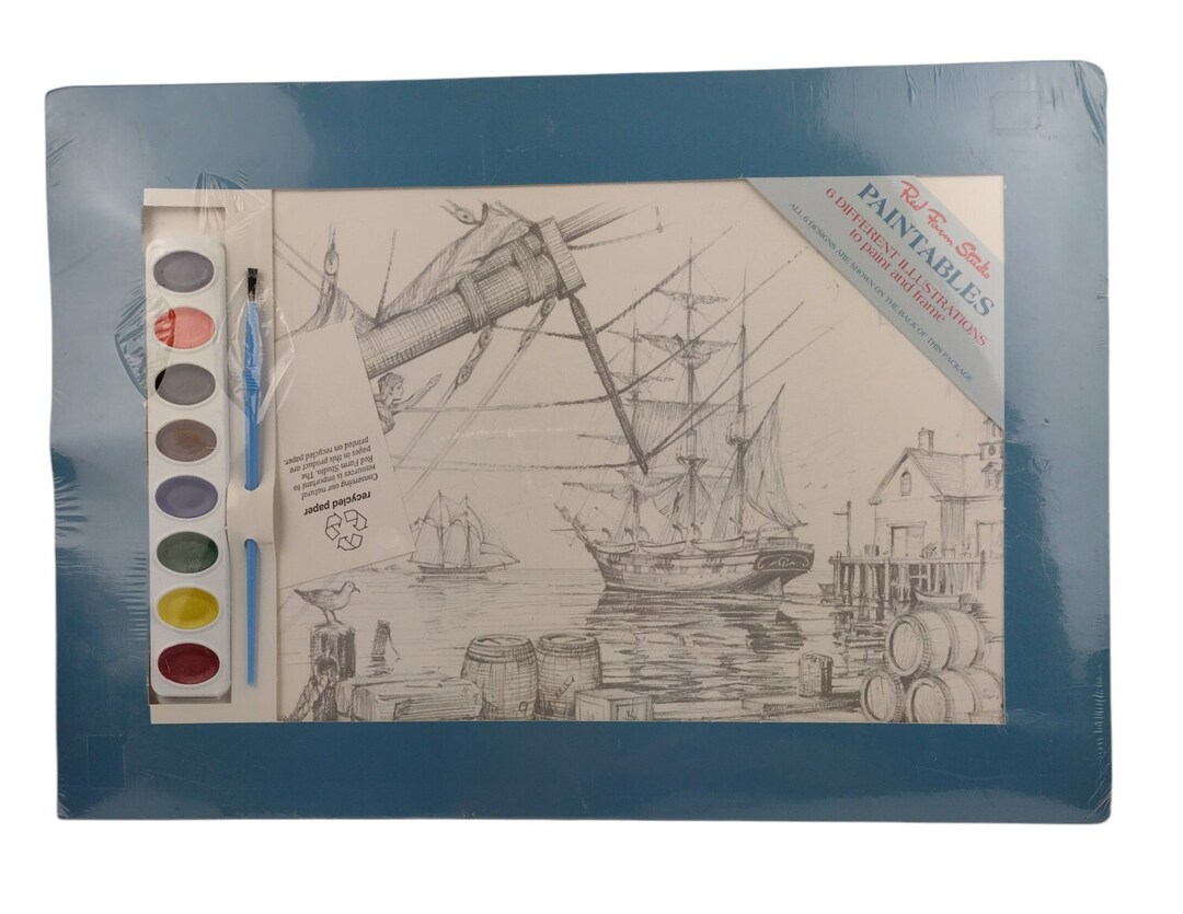 Red Farm Studio Nautical Paintables – Vintage Coastal Art Prints to ...