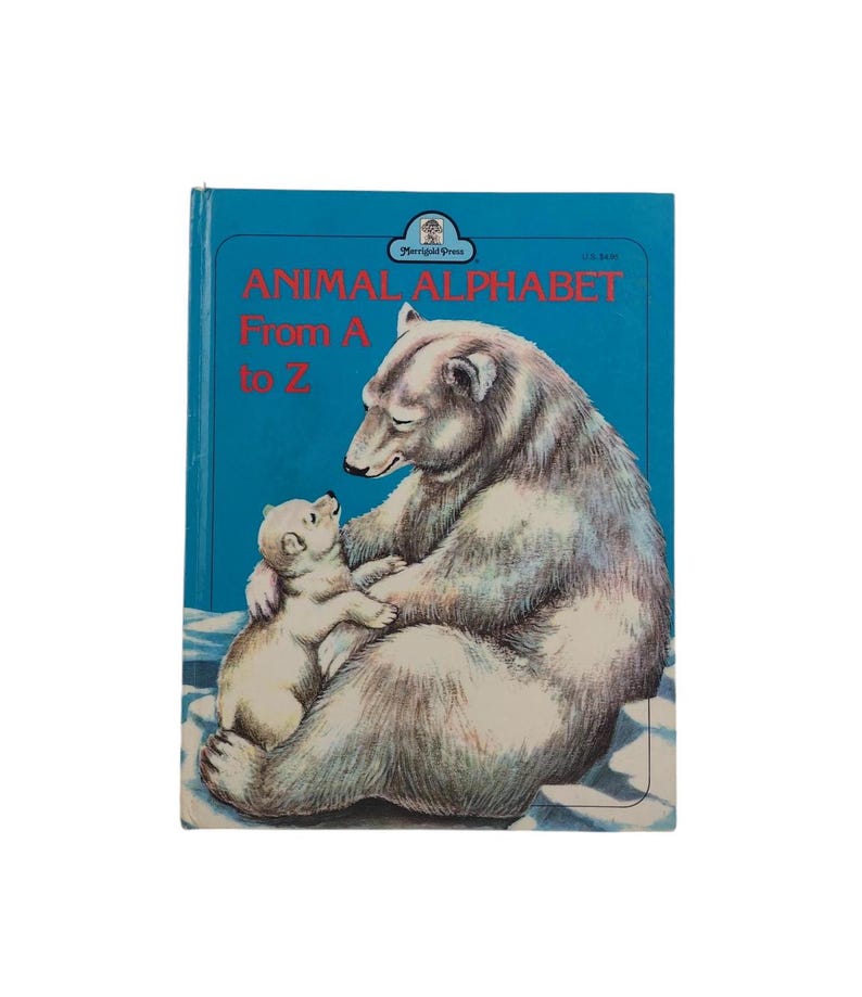 Vintage Animal Alphabet Book, 1986 Merrigold Press - Etsy