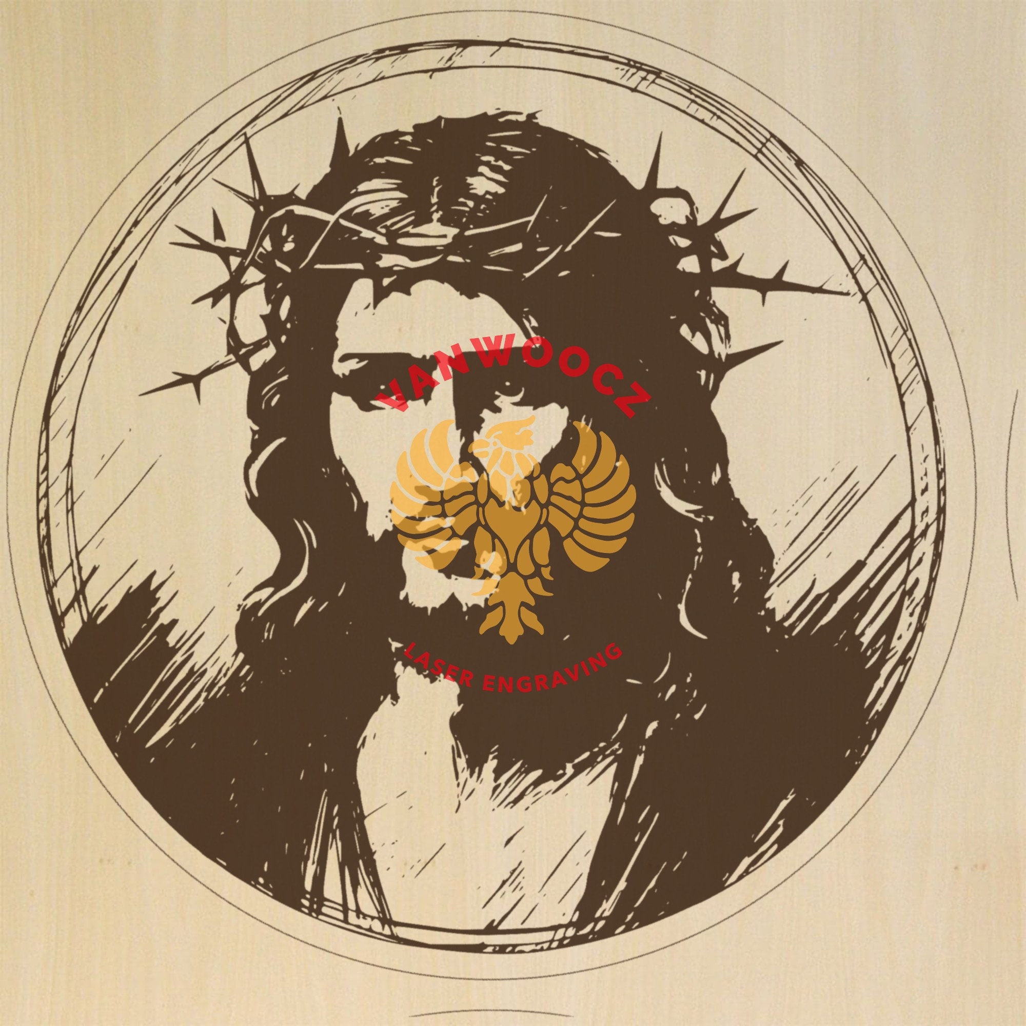 Jesus Christ in Circles: Graphics for Spiritual Presence - Etsy