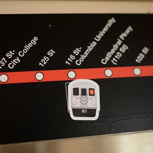 New York Subway Sticker Sheet - Etsy