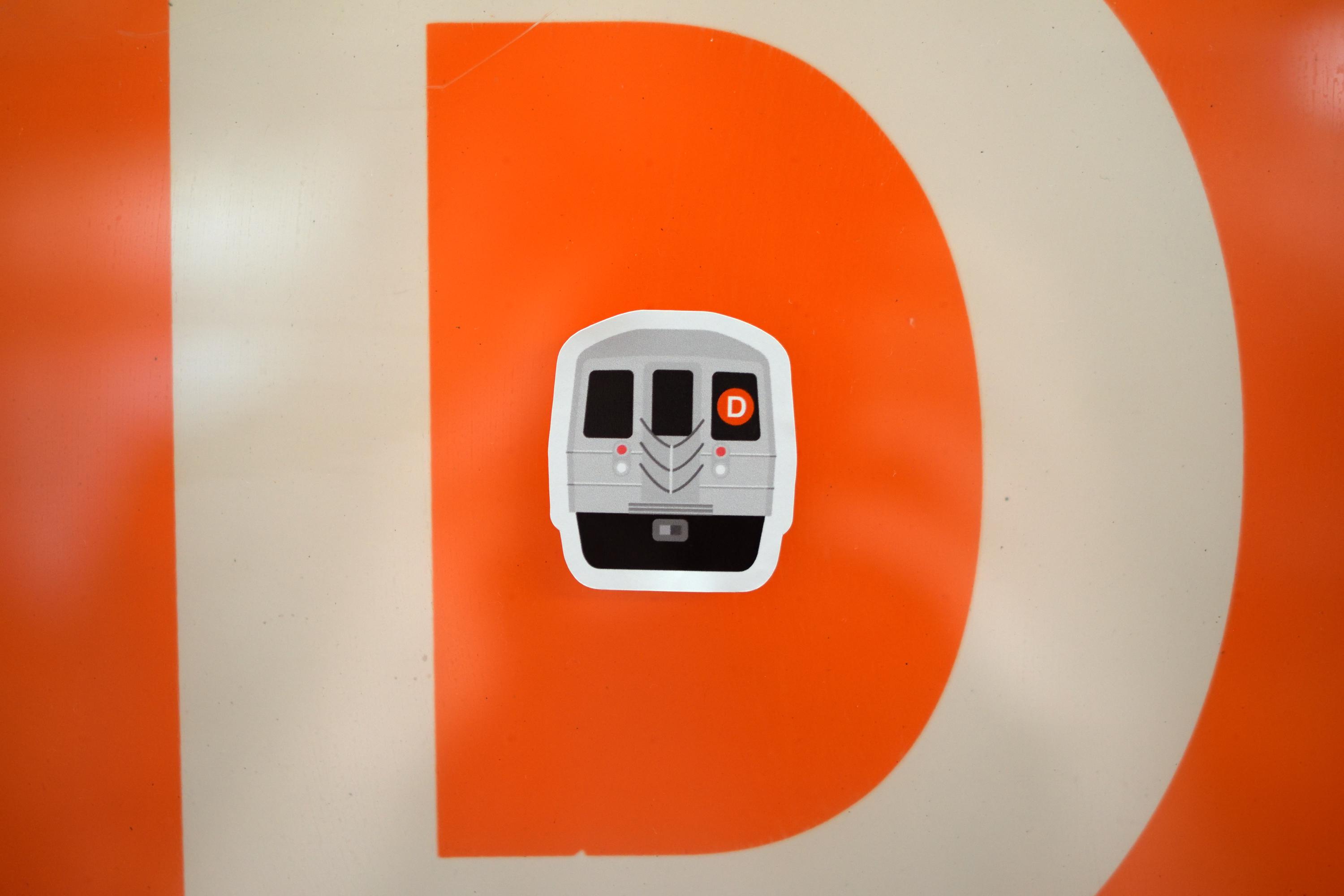 New York Subway Sticker Sheet - Etsy