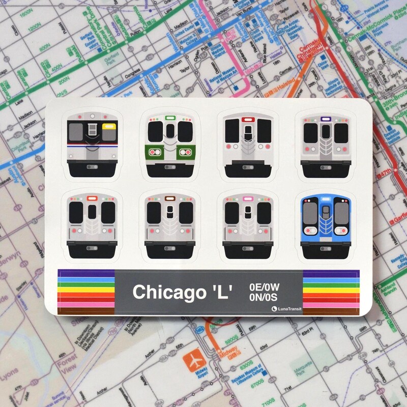 Chicago Subway Train - Etsy