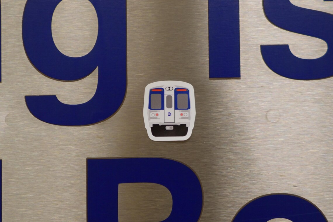 New York Commuter Rail Sticker Sheet - Etsy