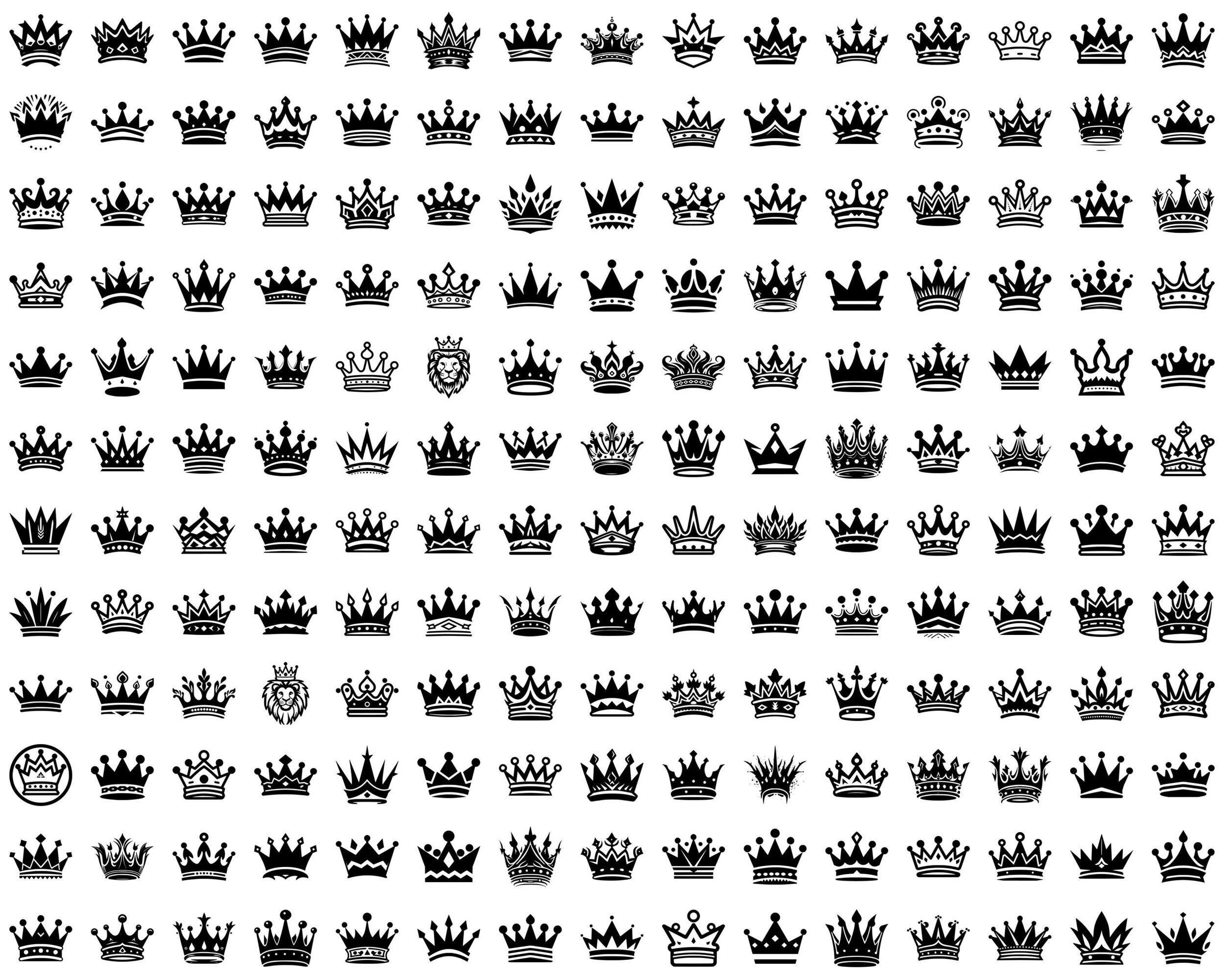 1507 Crown Mega Bundle Svg Eps Dxf Png Jpg - Etsy