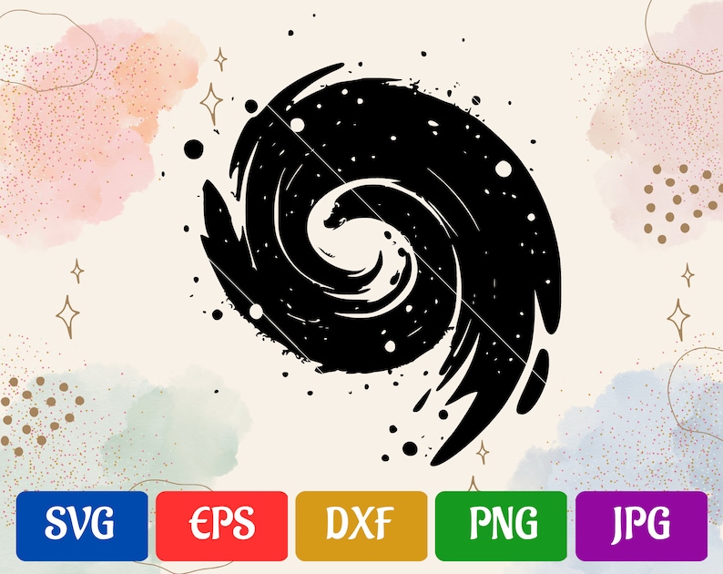 Galaxy SVG High-quality Vector Cut File for Cricut Svg Eps Dxf Png Jpg ...