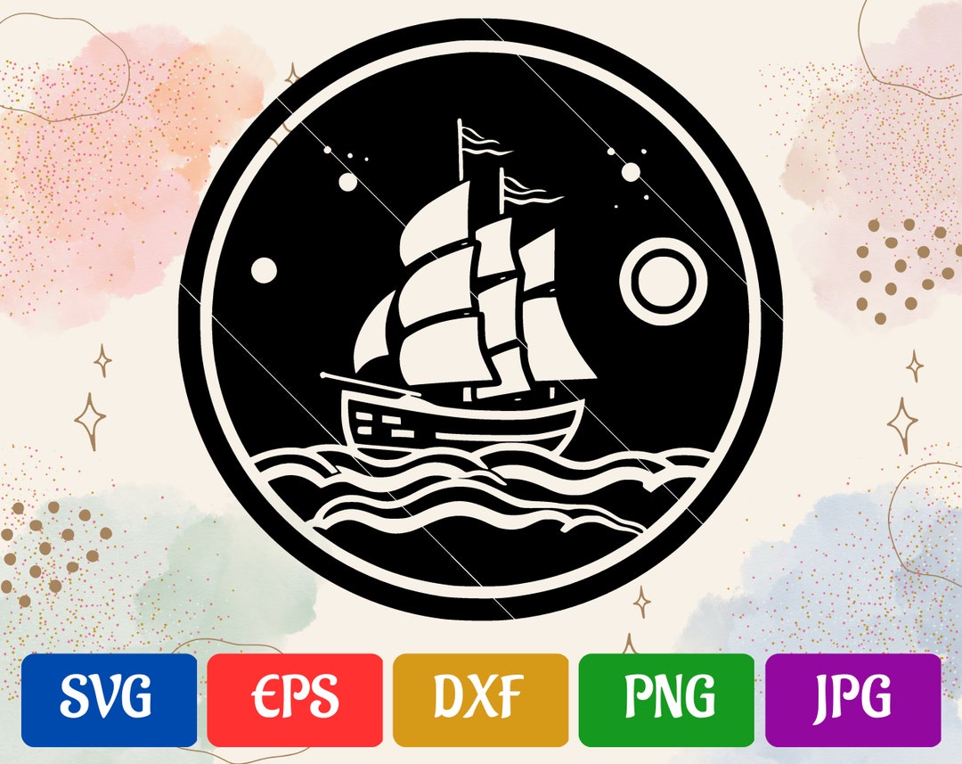 Nautical High-quality Vector Svg Eps Dxf Png Jpg - Etsy