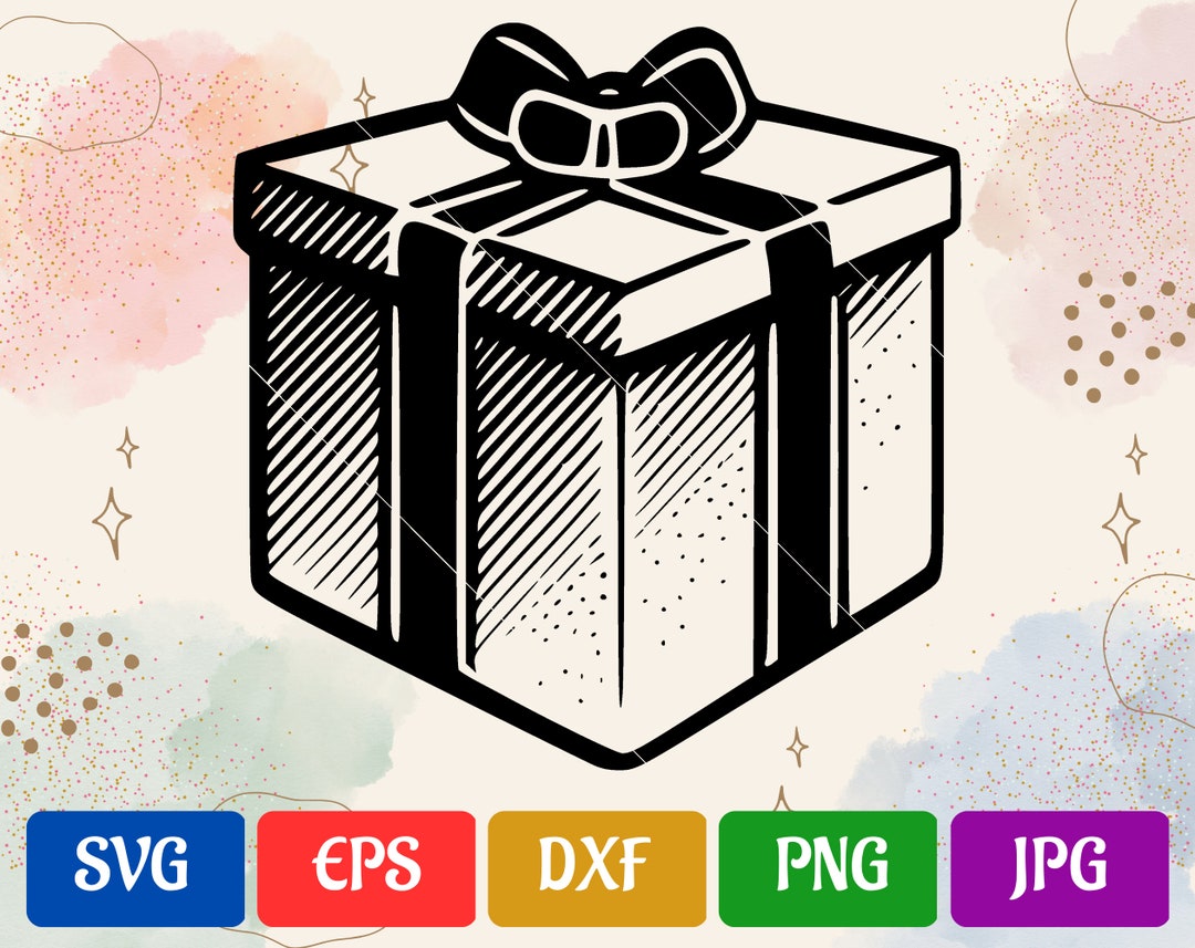 Gift Box SVG | High-quality Vector Cut File for Cricut | Svg - Eps ...