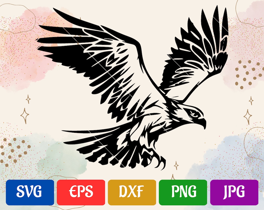 Osprey | Svg - Eps - Dxf - Png - Jpg | High-quality Vector | Cricut ...