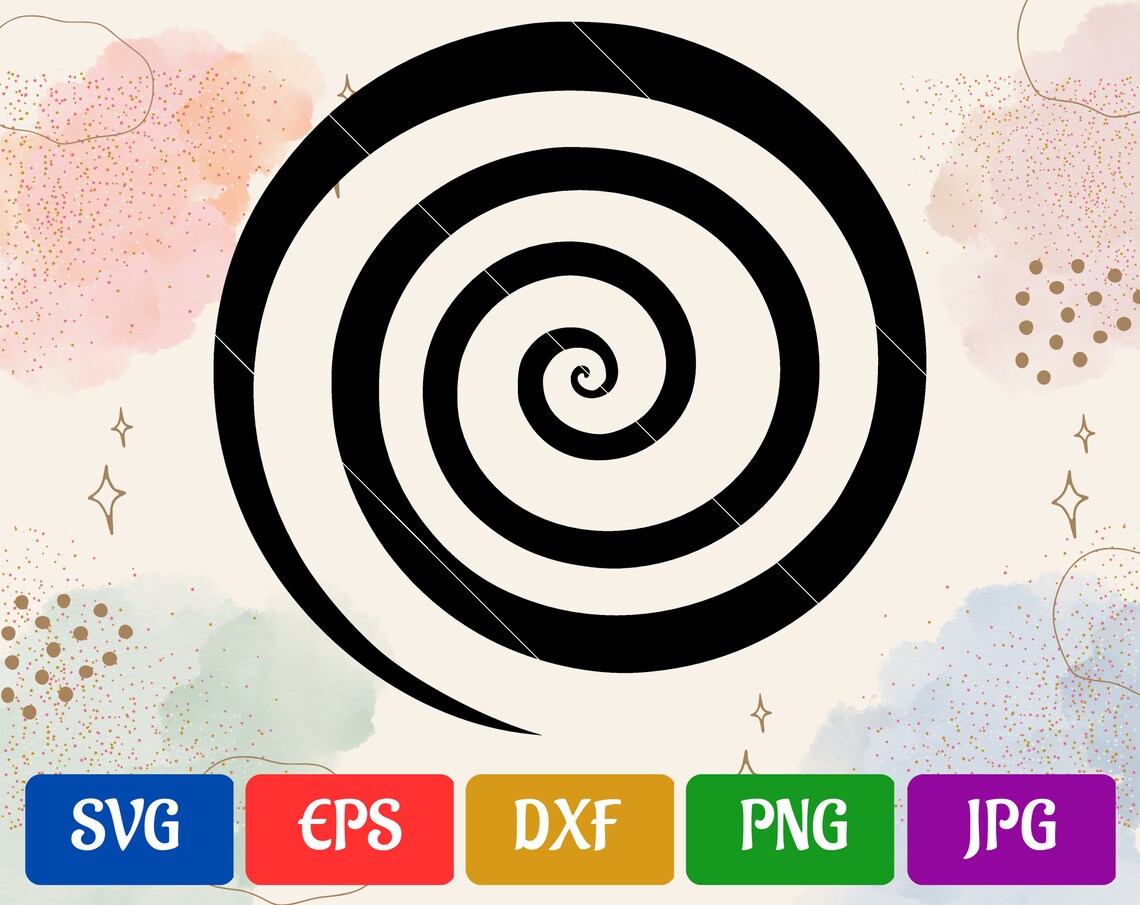 Spiral High-quality Vector Svg Eps Dxf Png Jpg Cricut Explore ...