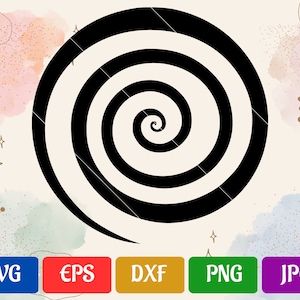 Spiral | High-quality Vector | Svg - Eps - Dxf - Png - Jpg | Cricut ...