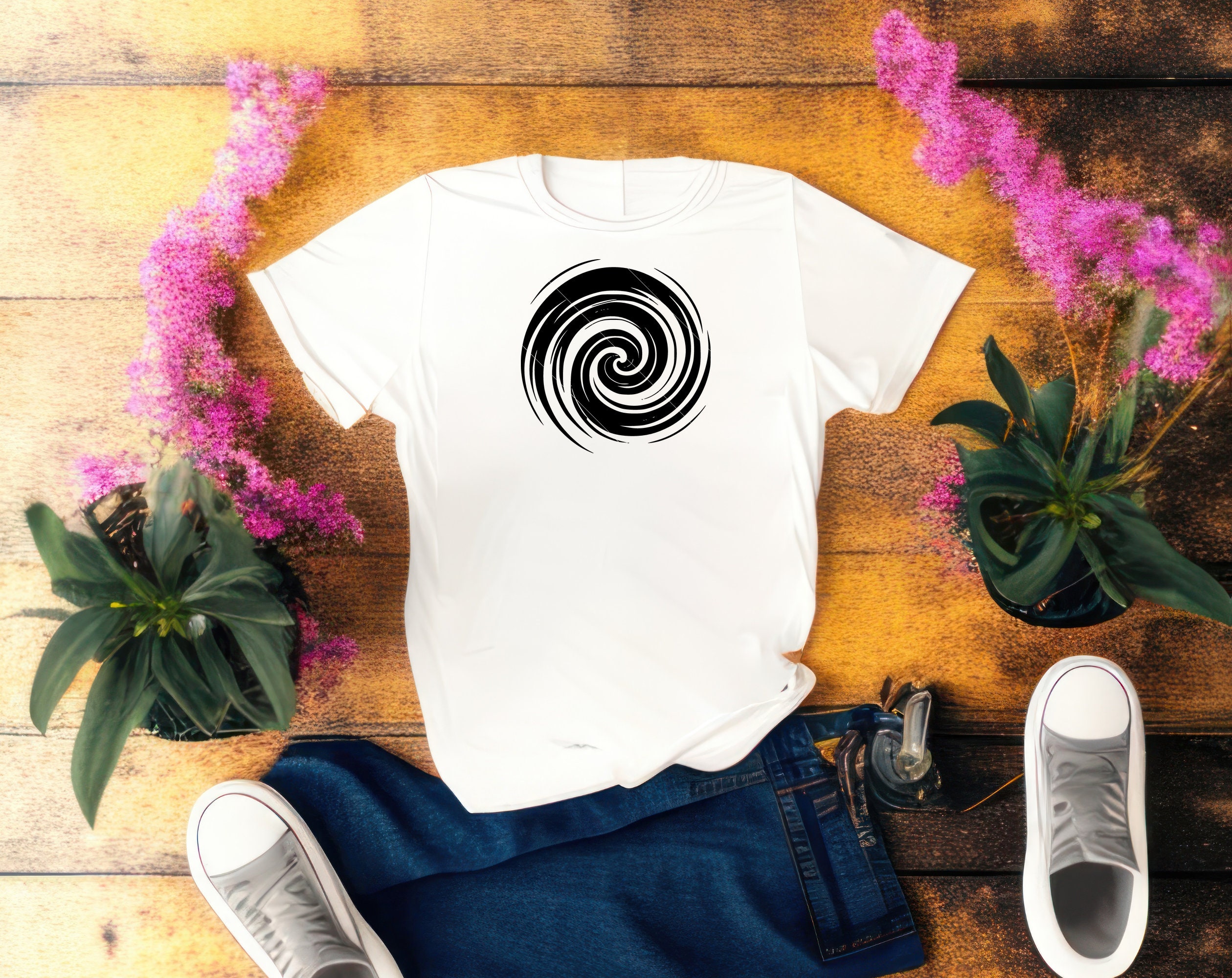 Swirl SVG Black and White Vector Cut File for Cricut Svg - Etsy