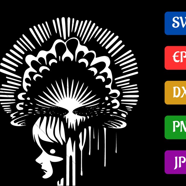 Psychedelic Vector - Etsy