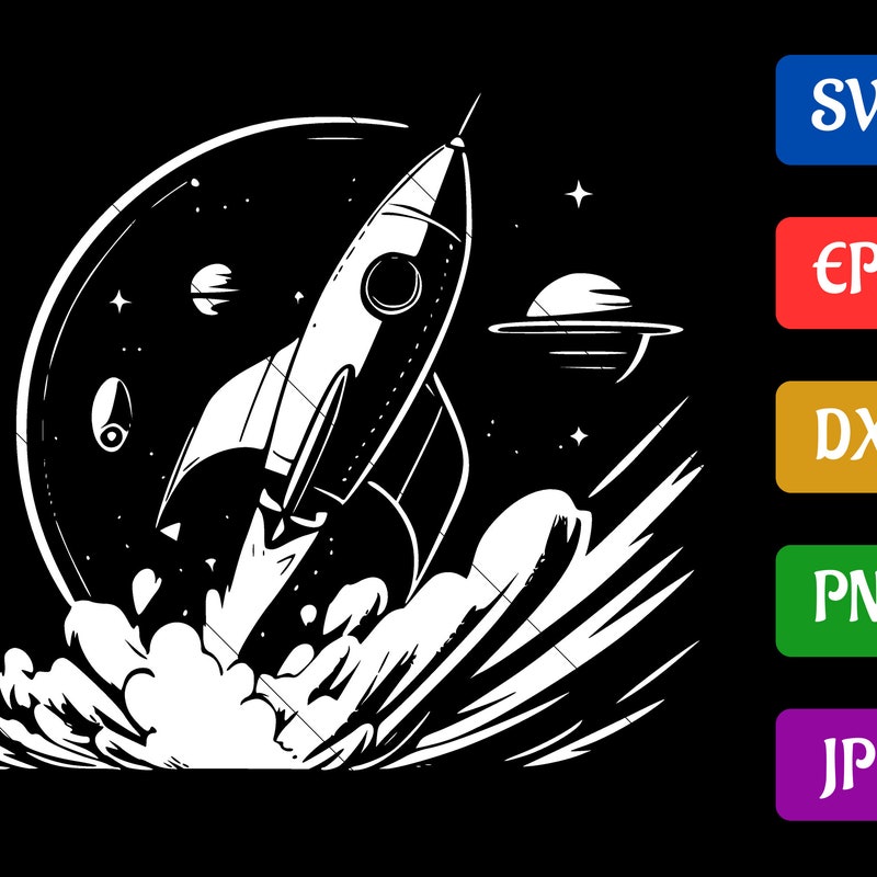 Space Svg - Etsy