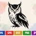 Owl Svg Eps Dxf Png Jpg High-quality Vector - Etsy