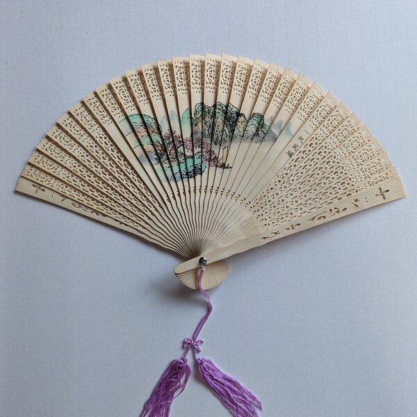 Hand Painted Fan - Etsy