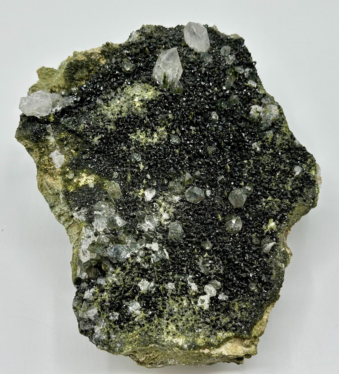 Forest Epidote, Epidote and Quartz From Turkey, Epidote Crystal Mineral ...