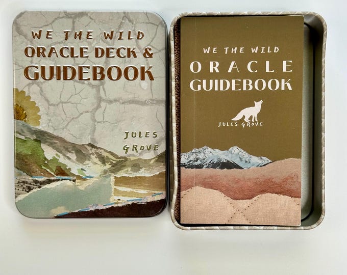 We the Wild Oracle Cards, 48 Card Deck With Poetry Guidebook Indie ...