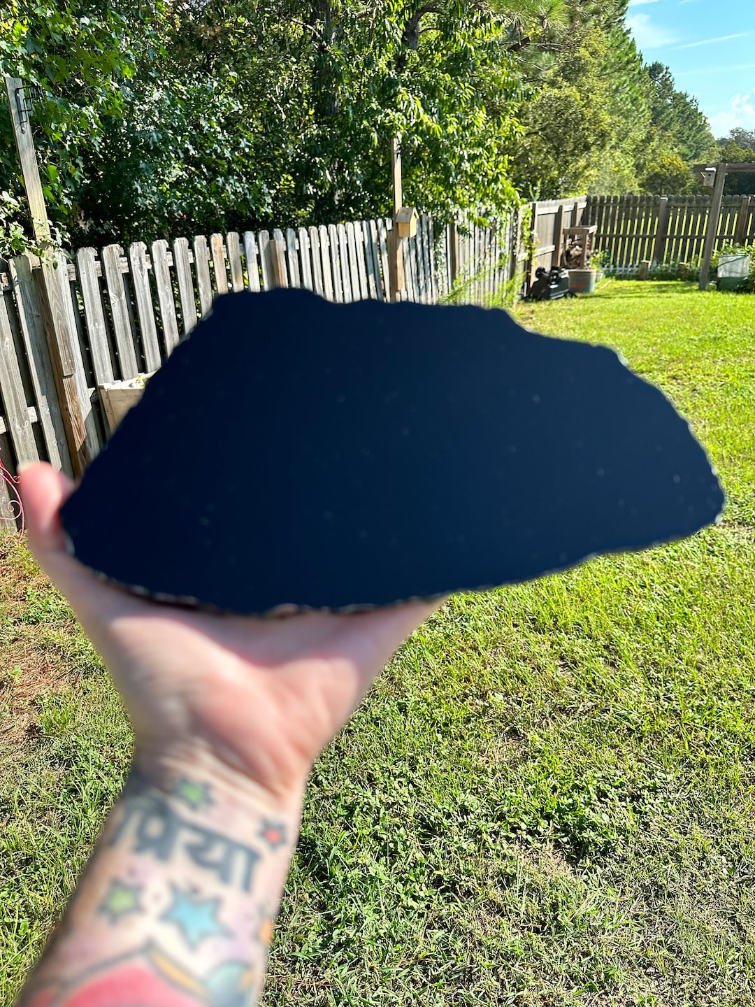 Obsidian Slabs Polished Obsidian With Raw Edges Real - Etsy