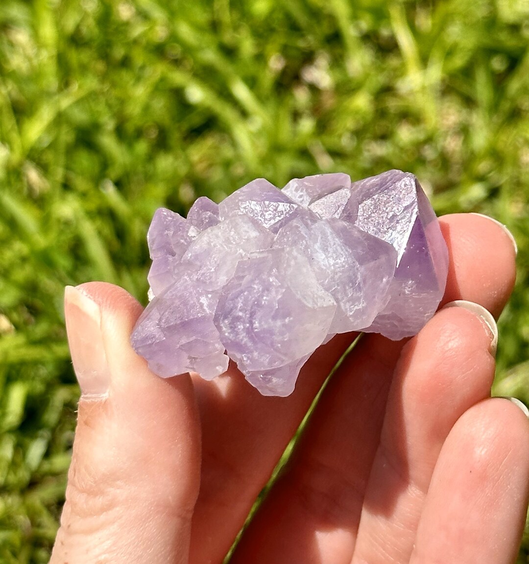 Lavender Purple Amethyst Quartz Bloom Perfect for Pockets Perfect for ...