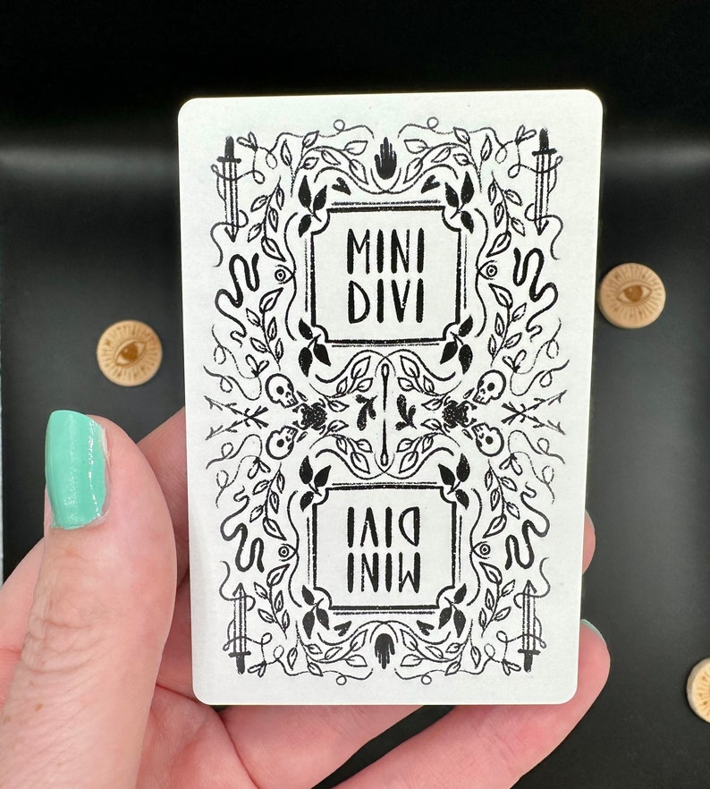 Mini Divi Ghosts Oracle Deck: Spirit Divination Tool, 30 Card Deck - Etsy