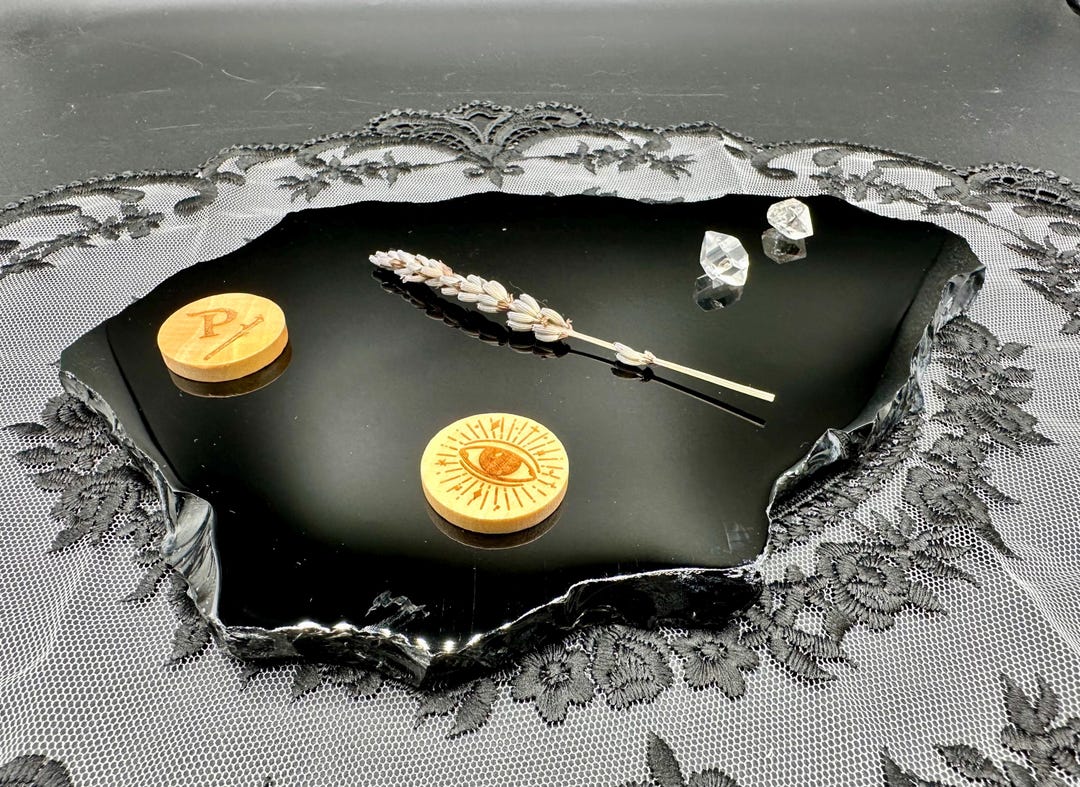 Obsidian Slabs -- Polished Obsidian With Raw Edges -- Real All-natural ...