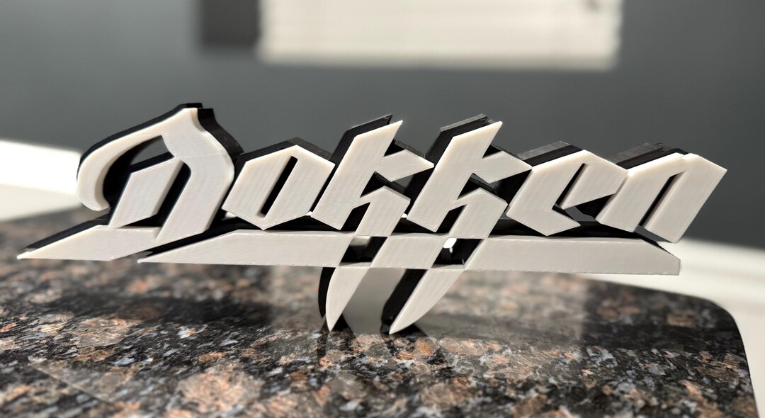 Dokken the Band 3D Printed Logo - Etsy