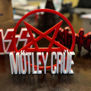 Motley Crue Custom 3D Printed Logo - Etsy