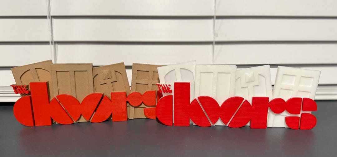 The Doors Version 2 3D Printed Logo - Etsy