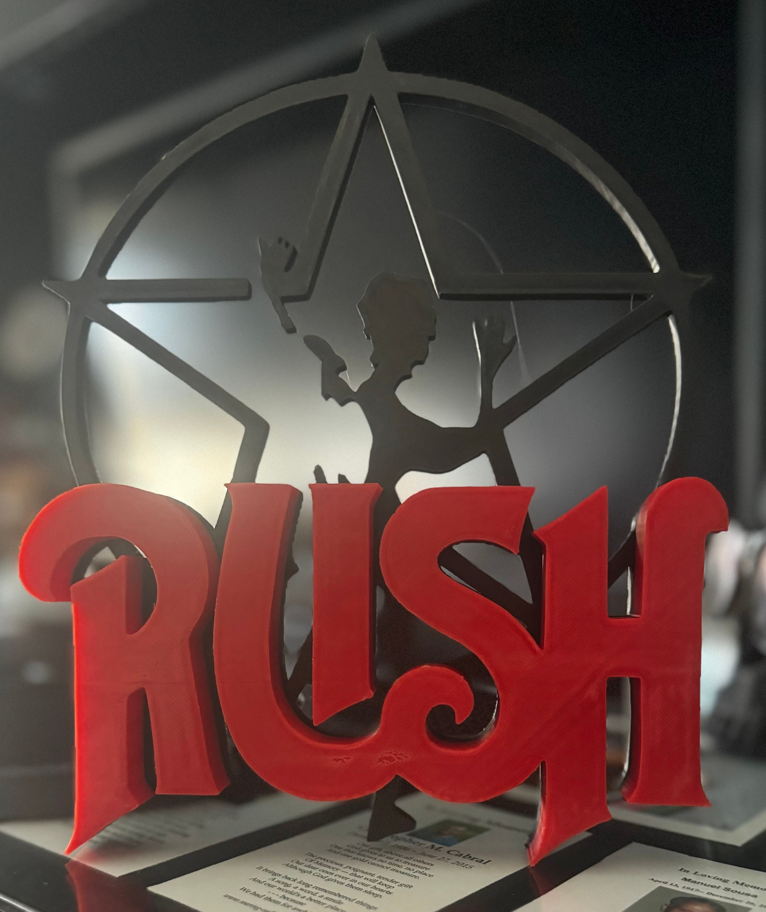 Rush Band Logo Rush Logo T Shirt Band Logo Rush T Shirt: RUSH Mens