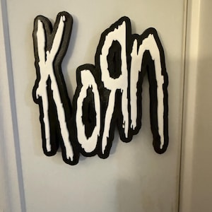 Korn Magnet Custom Made 3D Logo - Etsy