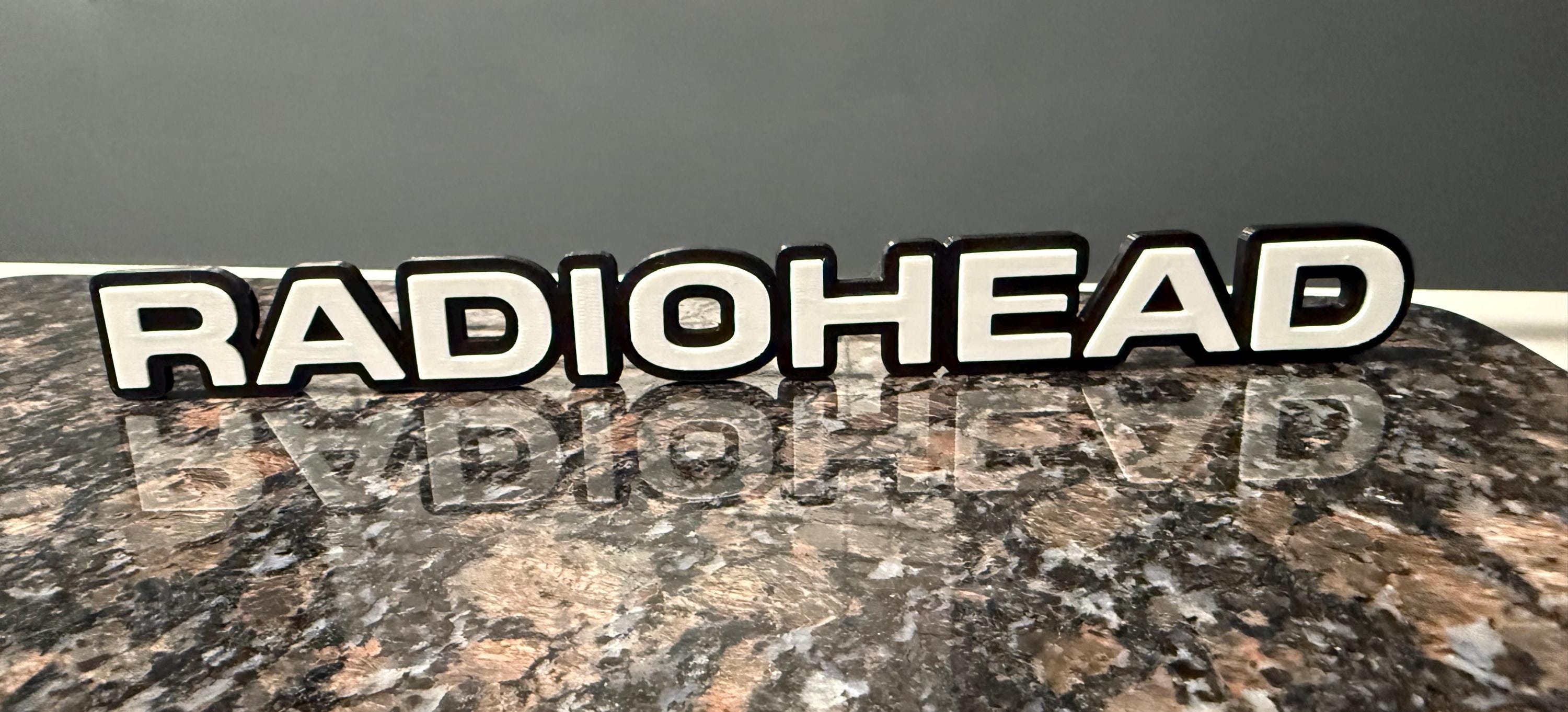 Radiohead Fan Created Custom 3D Printed Logo - Etsy