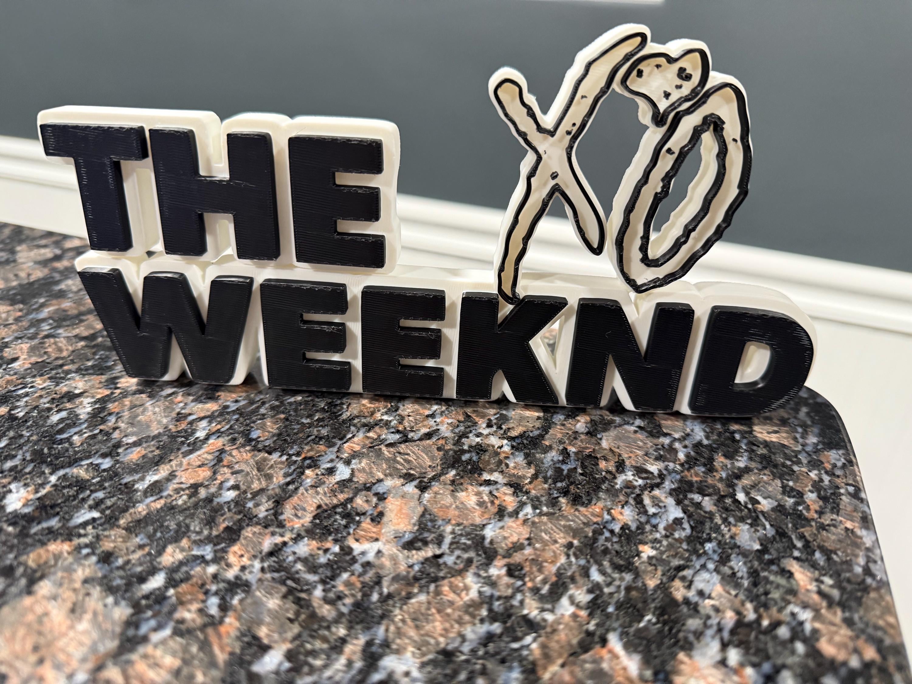 The Weeknd Custom Made 3D Logo - Etsy