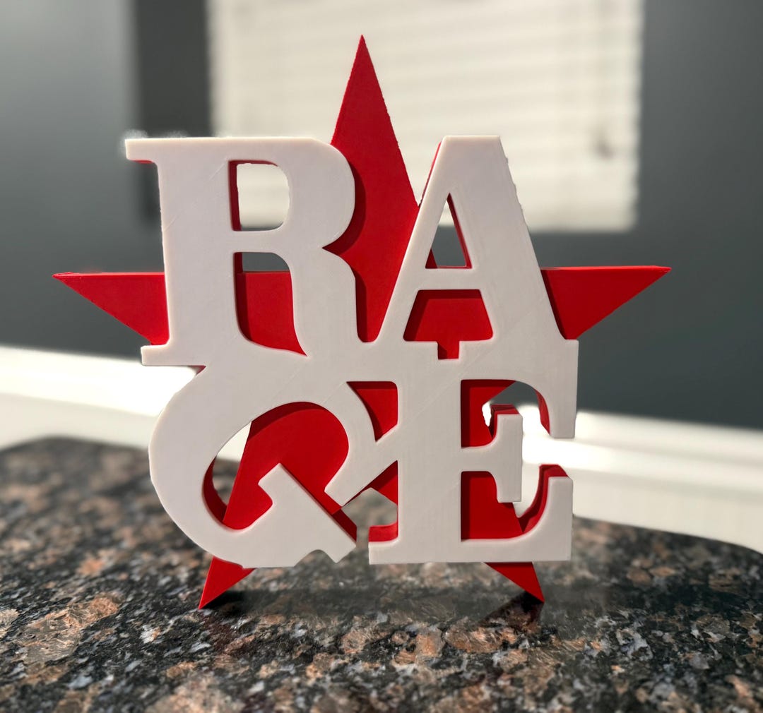 Rage Against the Machine, Fan Created 3D Printed Logo - Etsy