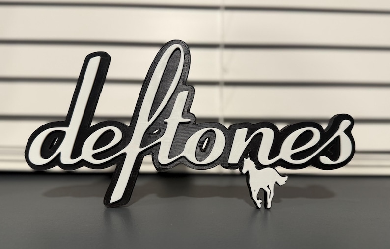 Deftones Fan Created Custom 3D Printed Logo - Etsy