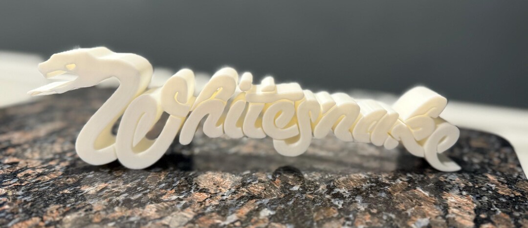 Whitesnake Fan Created 3D Printed Logo - Etsy