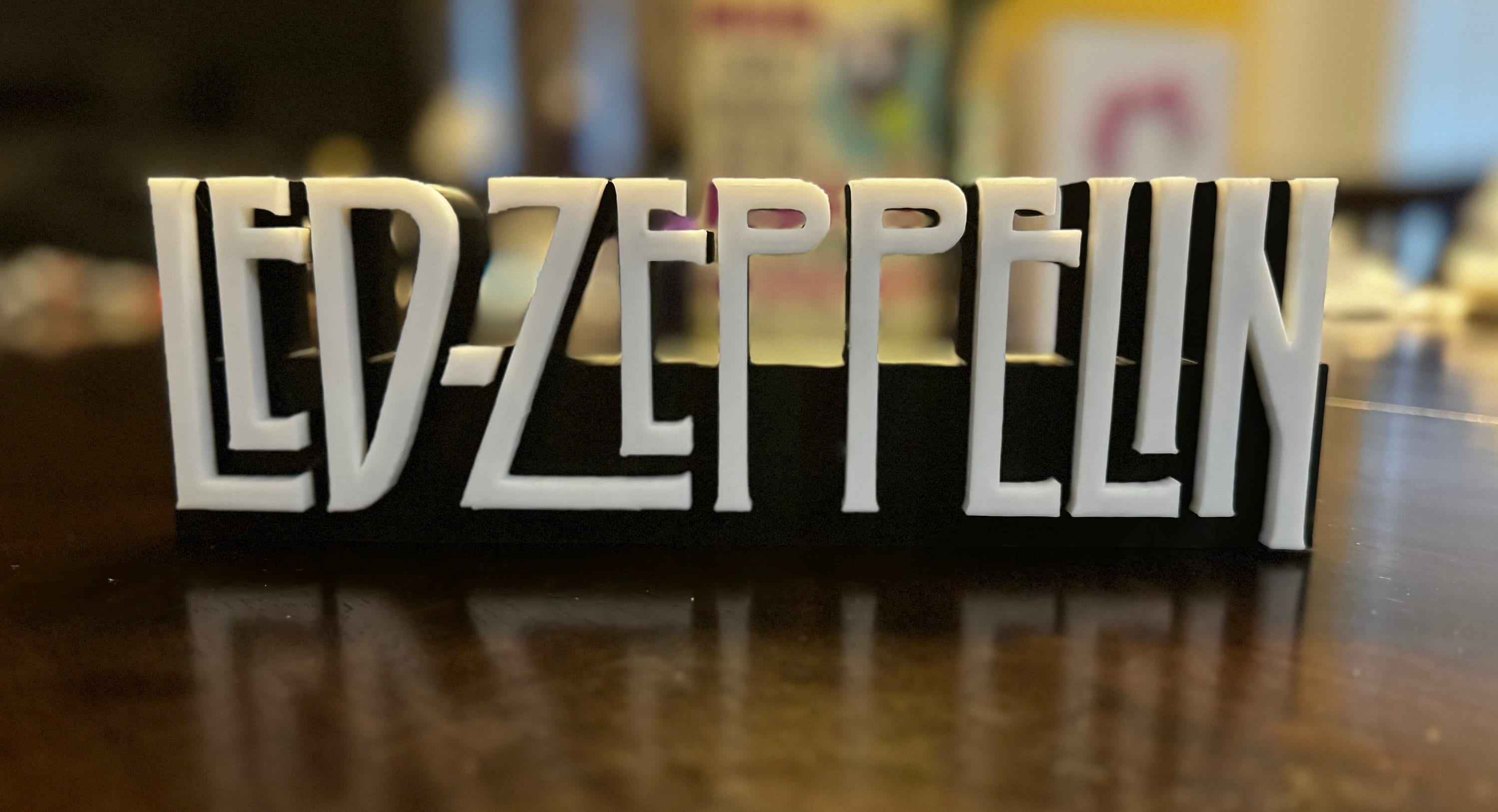 Led Zeppelin 3D Printed Logo - Etsy