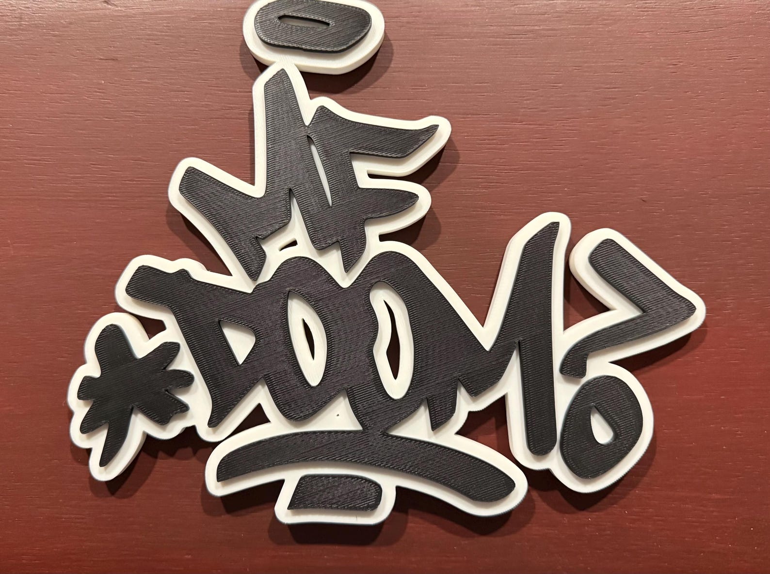MF Doom Fan Created Logo 3D Printed - Etsy