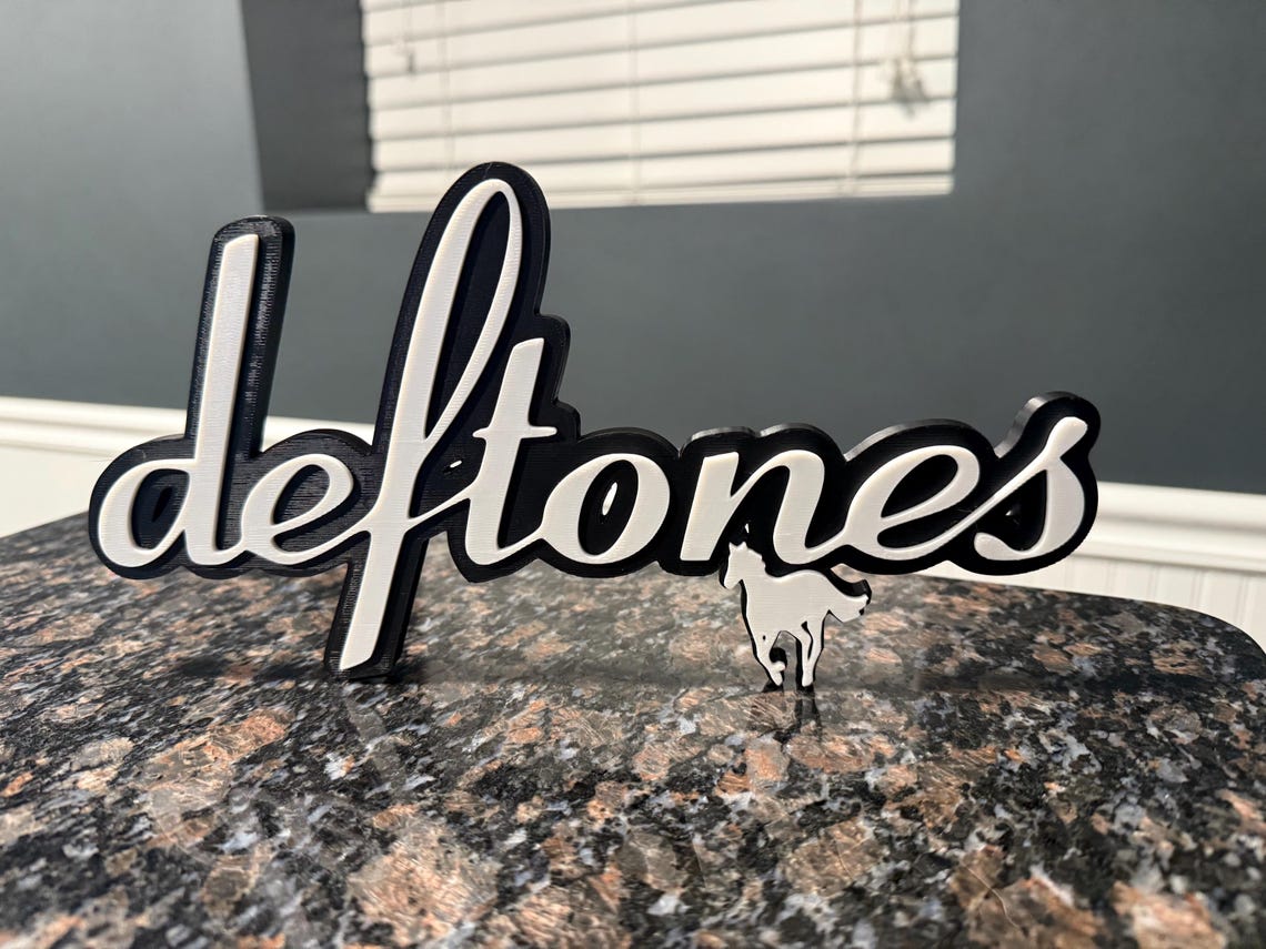 Deftones Fan Created Custom 3D Printed Logo - Etsy