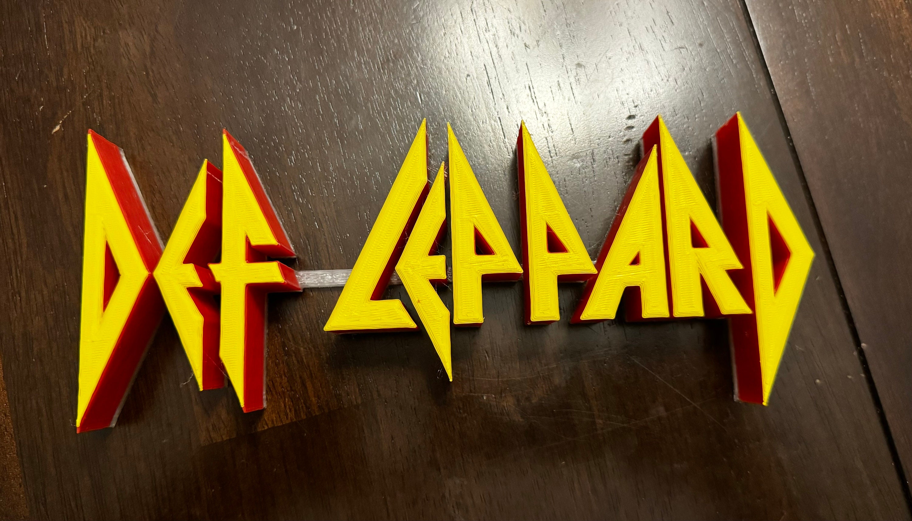 Def Leppard Custom Made 3D Logo - Etsy