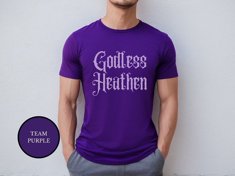 Purple Pastel Goth, Godless Shirt, Whimsigoth Clothing, Anti Religion ...