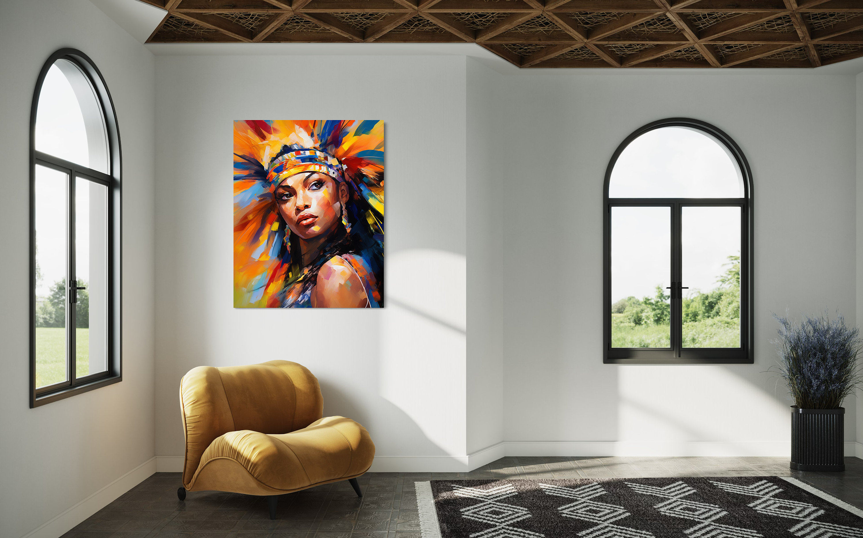 Trinidad Art Caribbean Carnival Costume Digital Print Wall Decor Gift ...