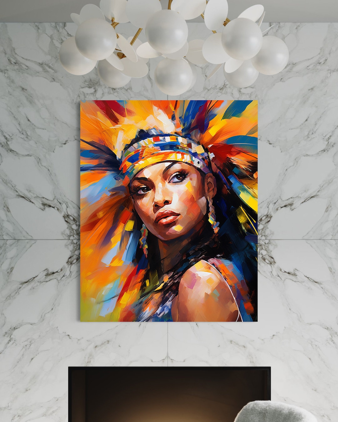 Trinidad Art Caribbean Carnival Costume Digital Print Wall Decor Gift ...