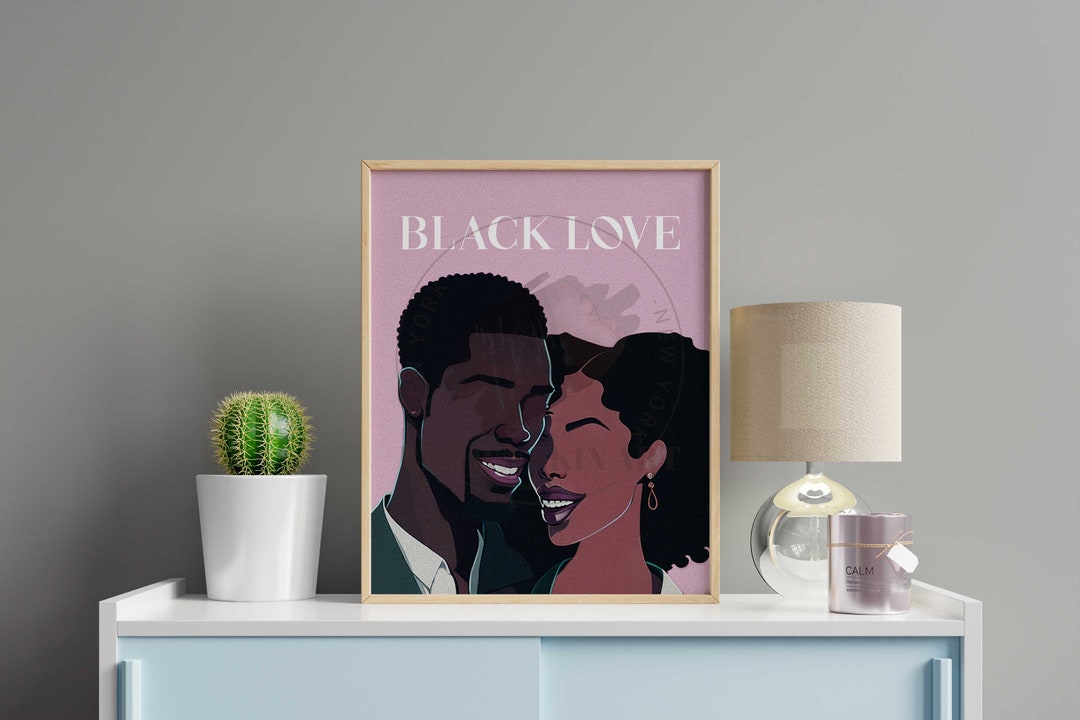 Abstract Wall Art Printable Black Owned Creative African American ...
