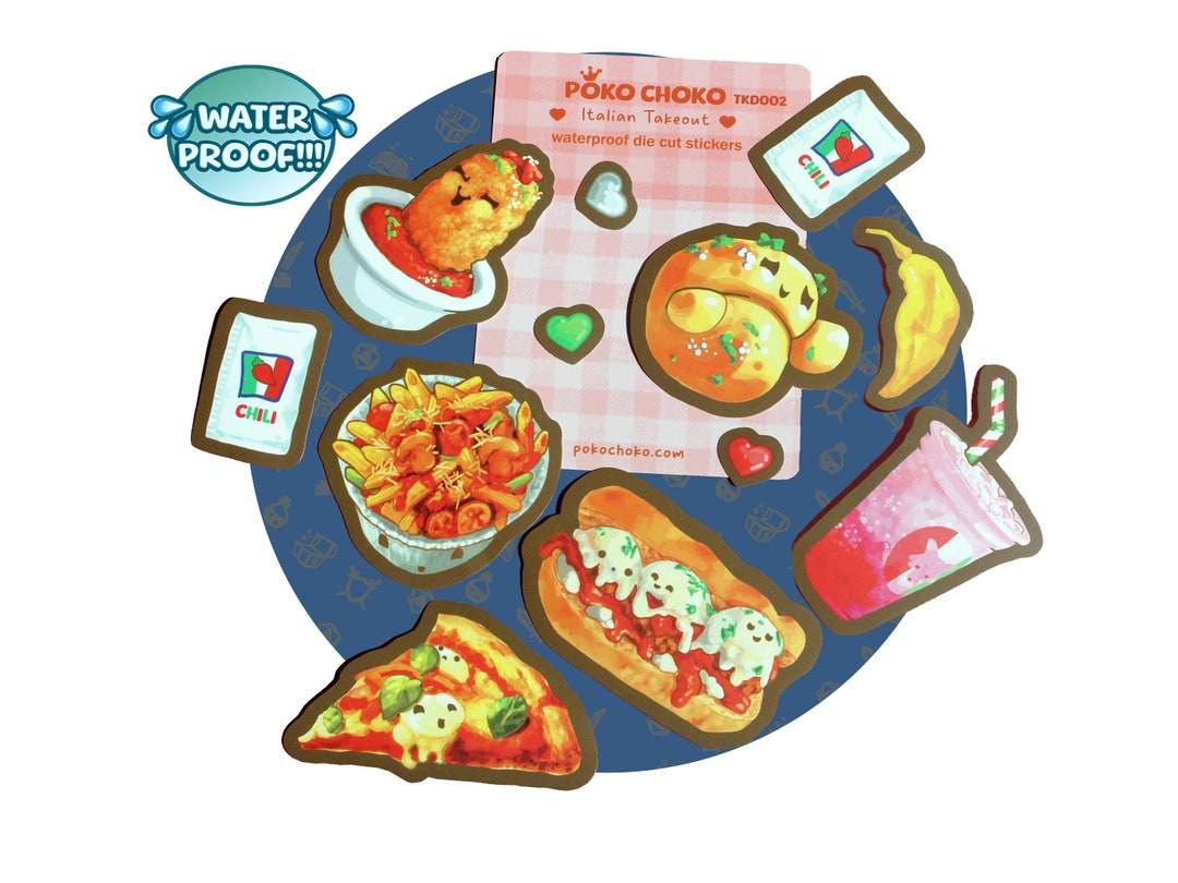 Cute Tumbler Decal, Stickers for Tumbler, Cute Tumbler Food Decal, Food ...