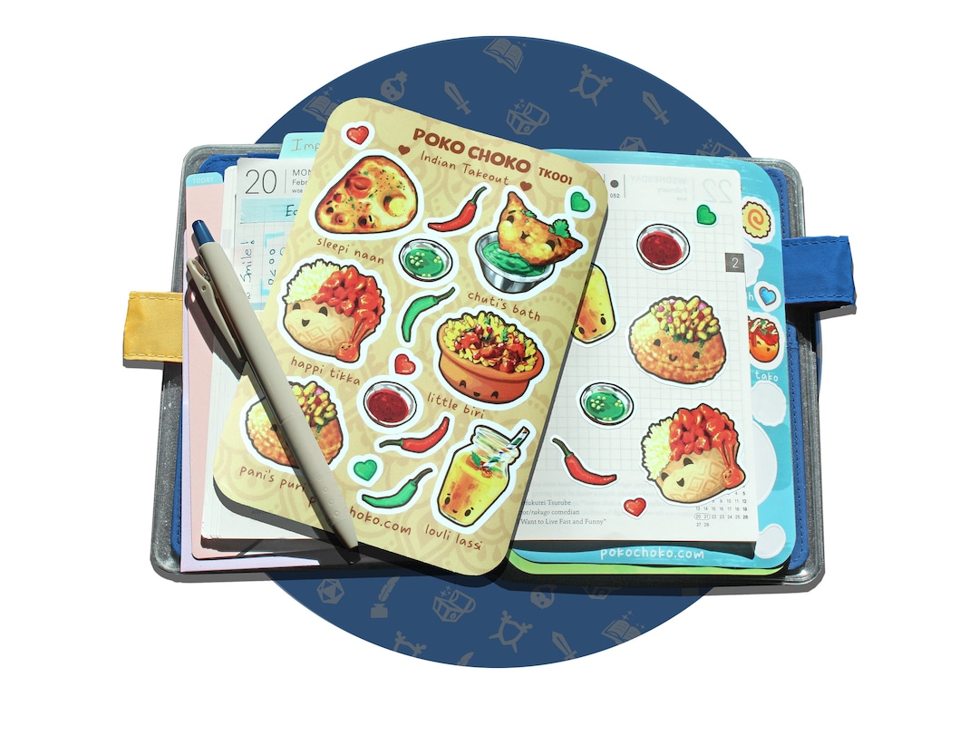 Indian Food Sticker, Cute Food Sticker, Take Out Sticker, Junk Food ...