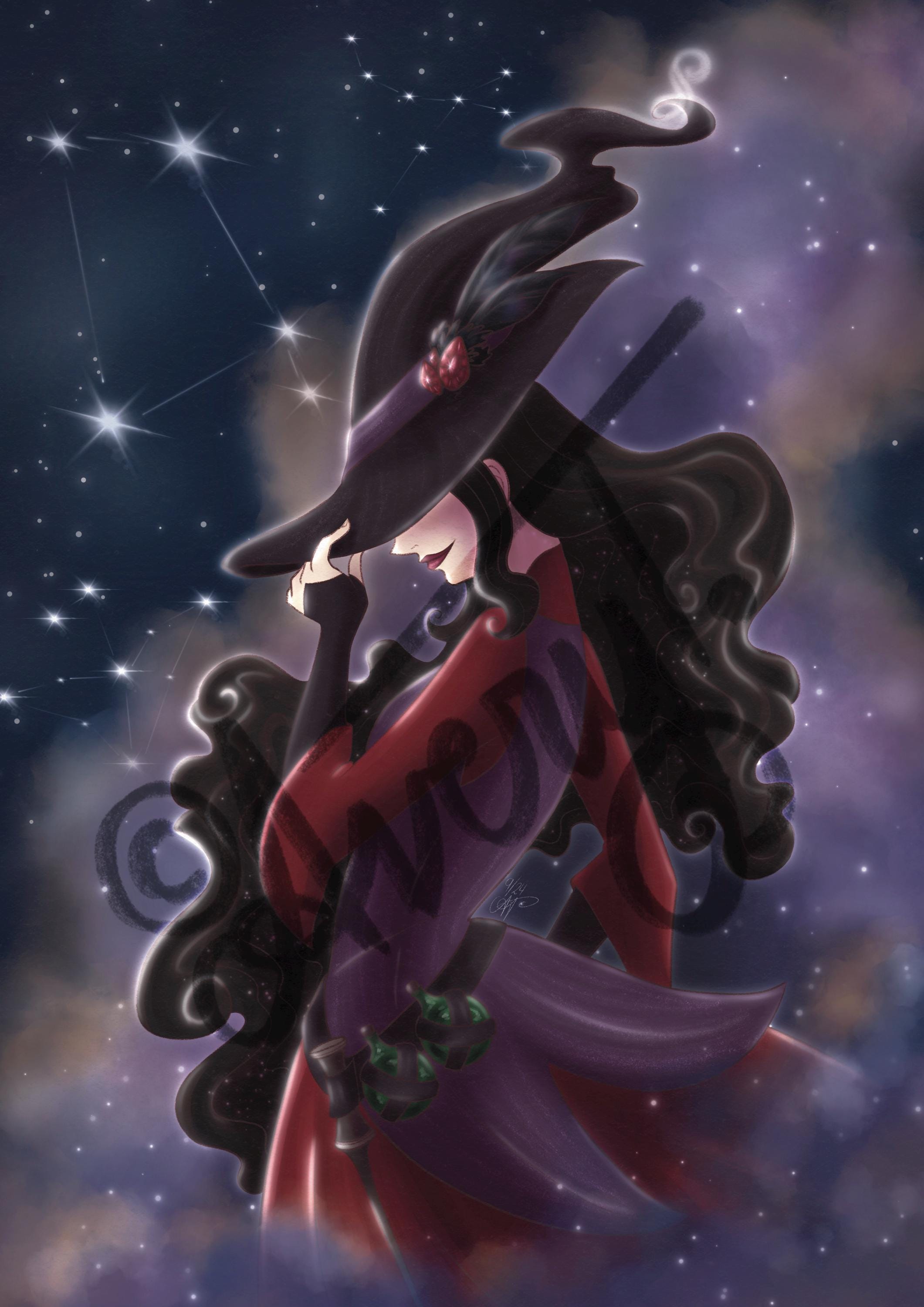 The Celestial Mage Art Print - Etsy