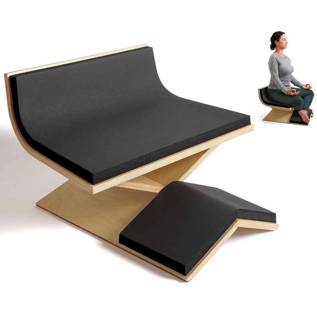 Himalaya Meditation Chair With Back Support and Leg Support. Resilient ...