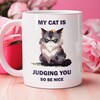 Lucky Cat Mug, Cat Lover Mug, Japanese Cat, Cat Coffee Mug, Cat Mom Mug ...