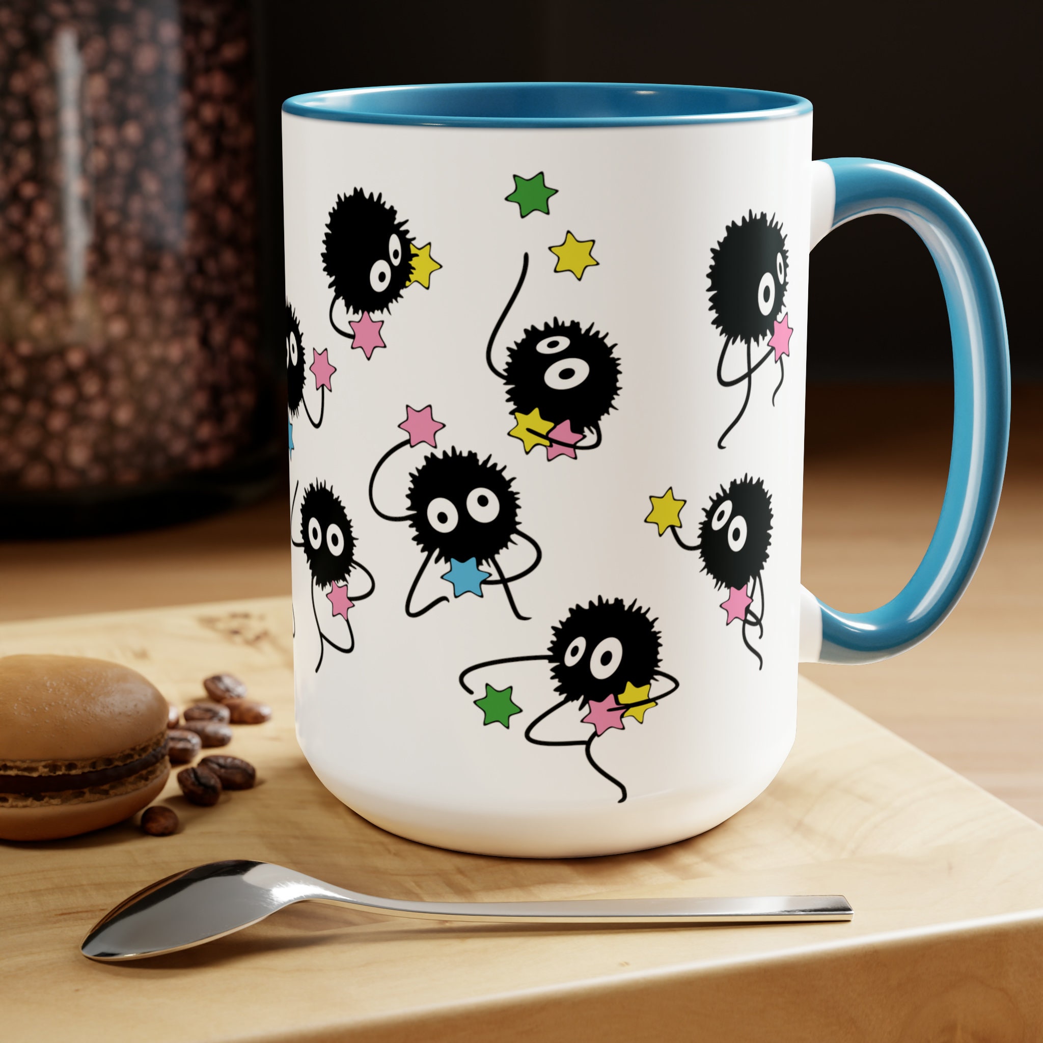 Soot Sprite Mug, Totoro Mug, Studio Ghibli, Anime, Kawaii Mug, Kiki ...